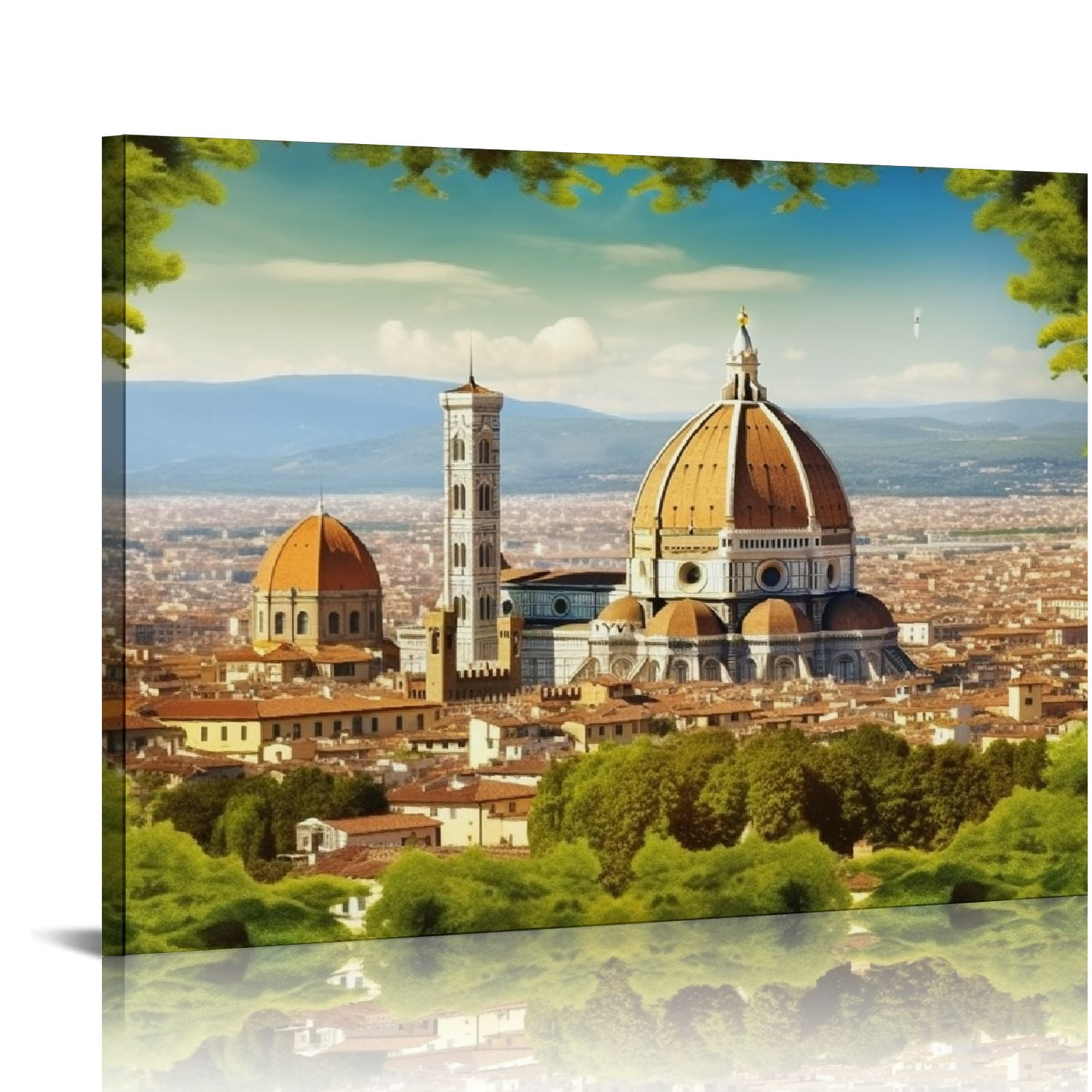 GOSMITH Florence Cathedral Italy Pictures Canvas Wall Art Landscape ...