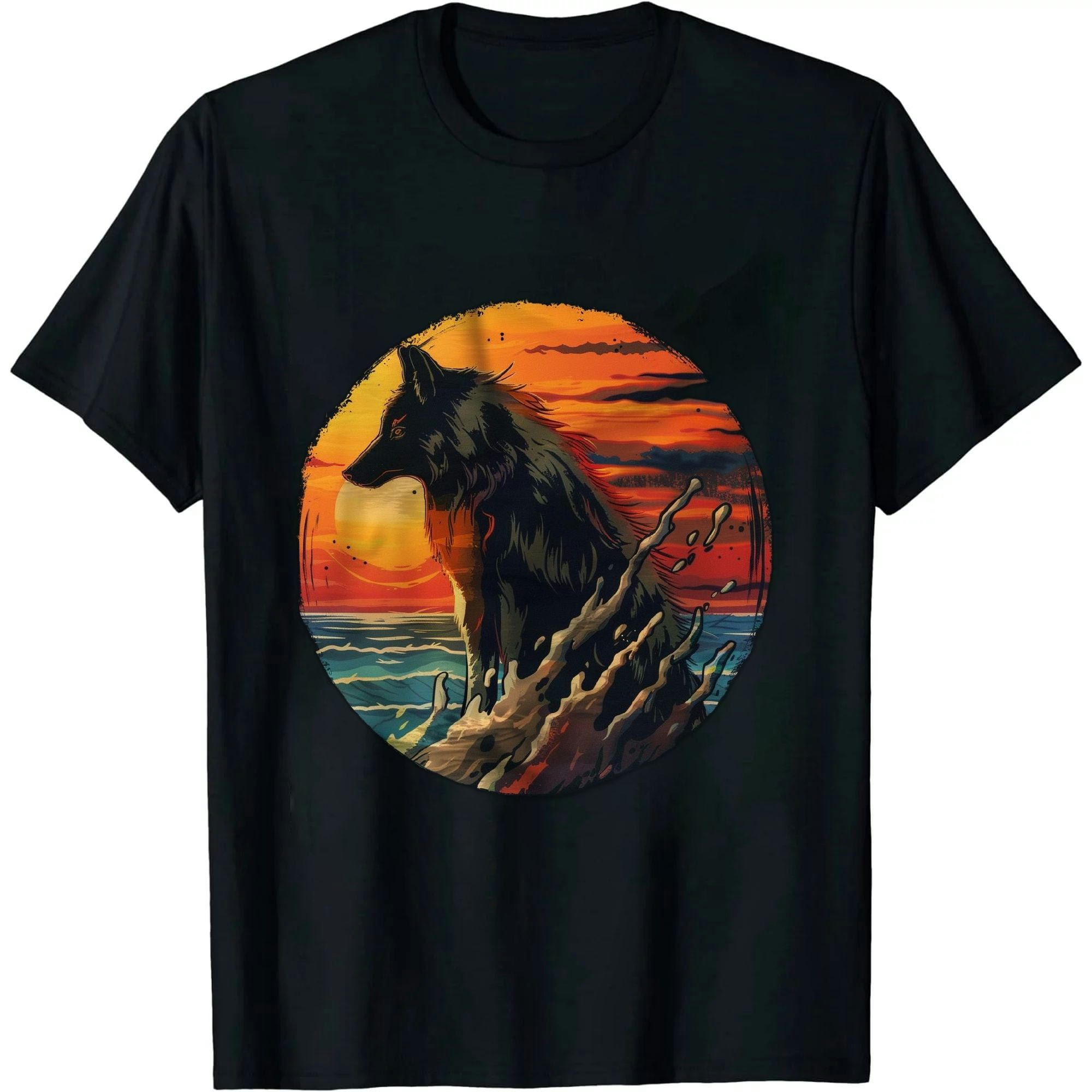 GOSMITH Fox Retro Style Vintage T-Shirt - Walmart.com