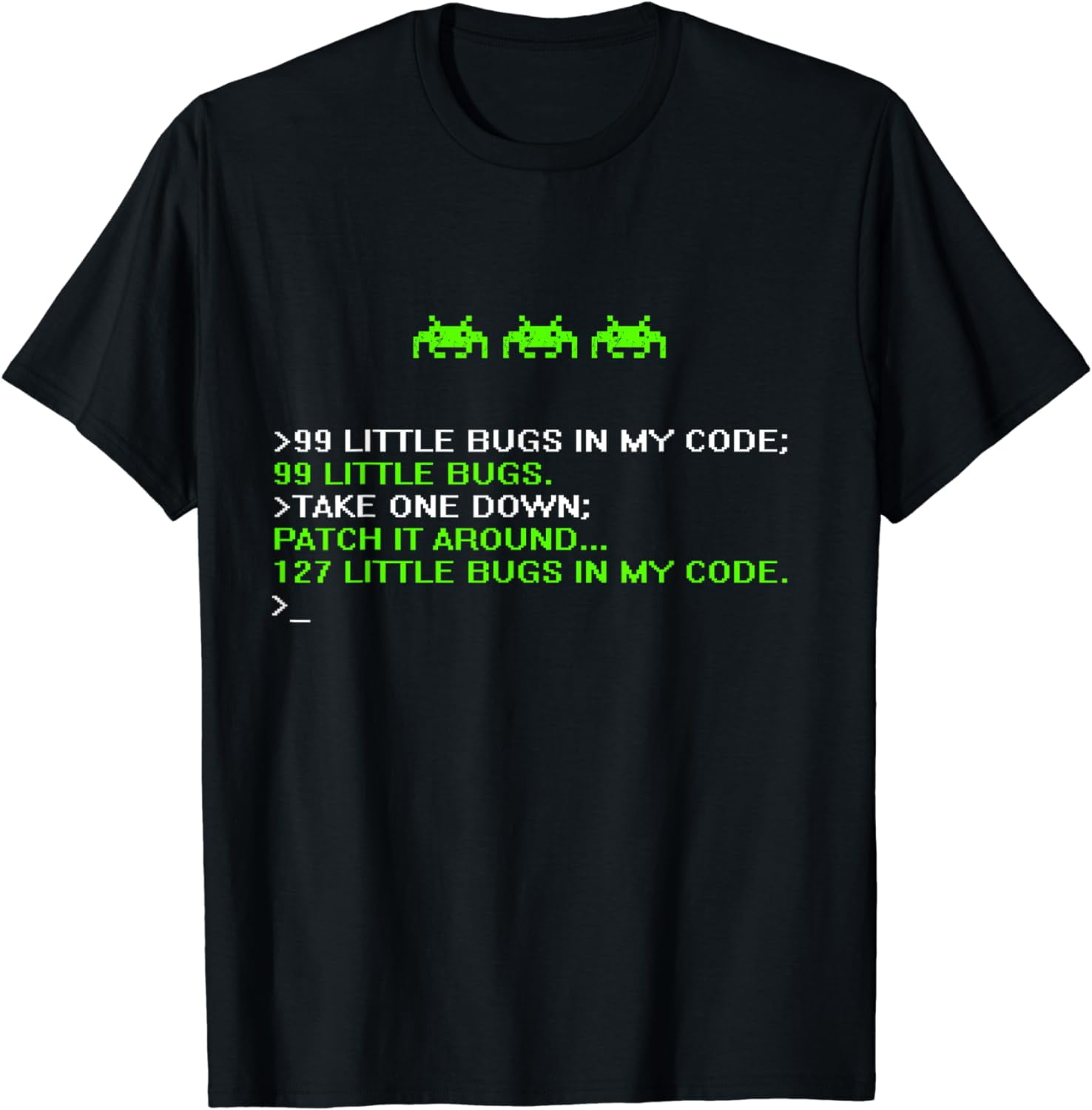 Leisuo Funny Coding Debugger Computer Science Dev T-Shirt black ...