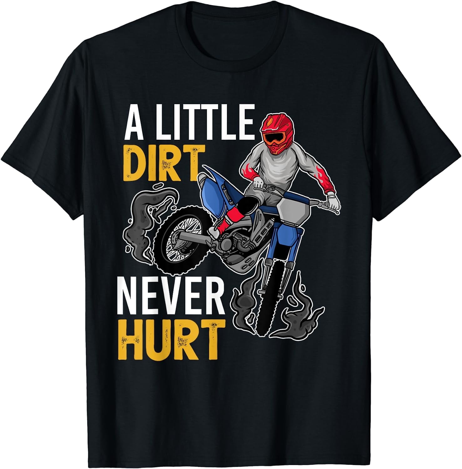 Leisuo Funny Dirt Bike Design For Kids Boys Girls Motorbike Racing T ...