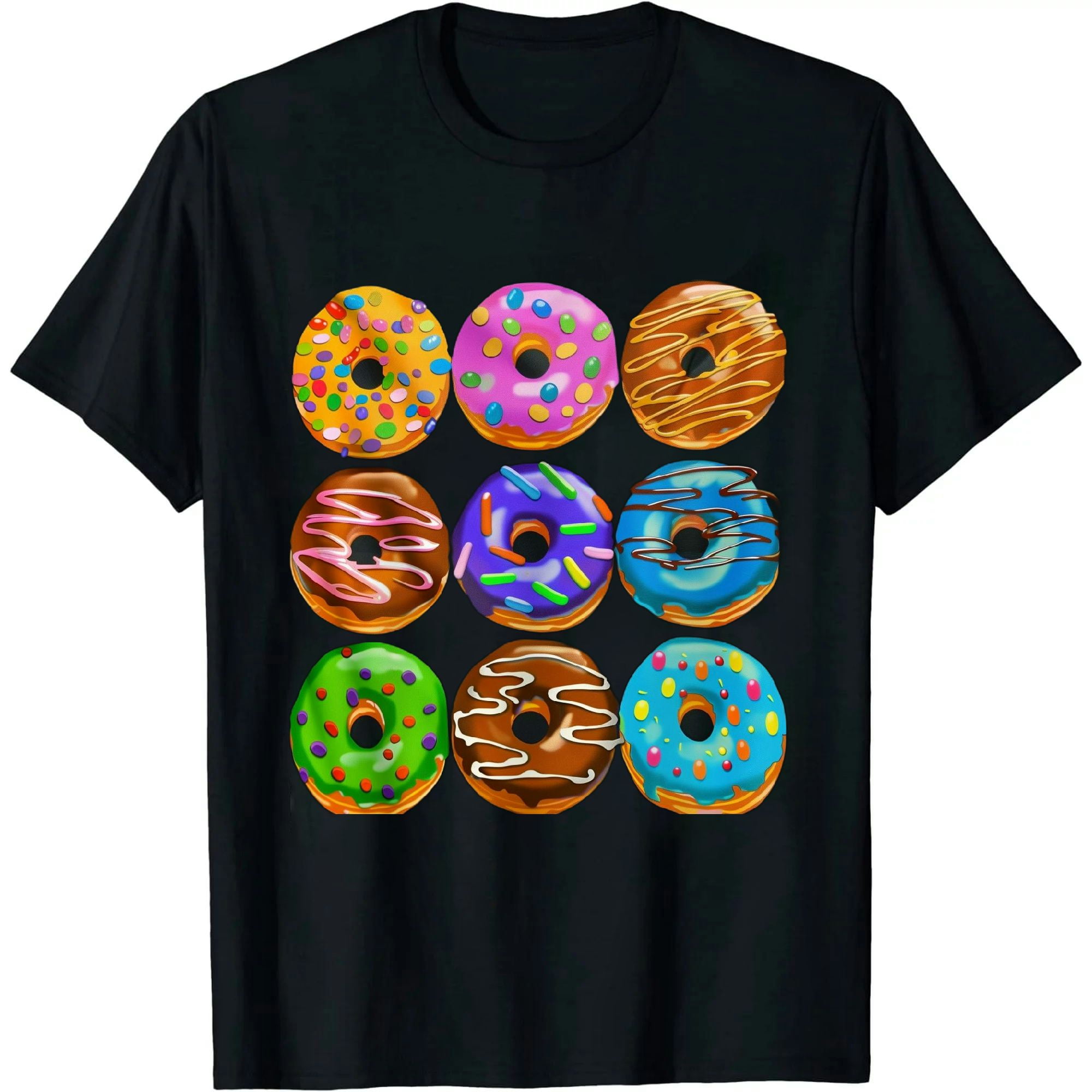 GOSMITH Funny Donut Art For Men Women Doughnut Food Gym Six Pack T ...