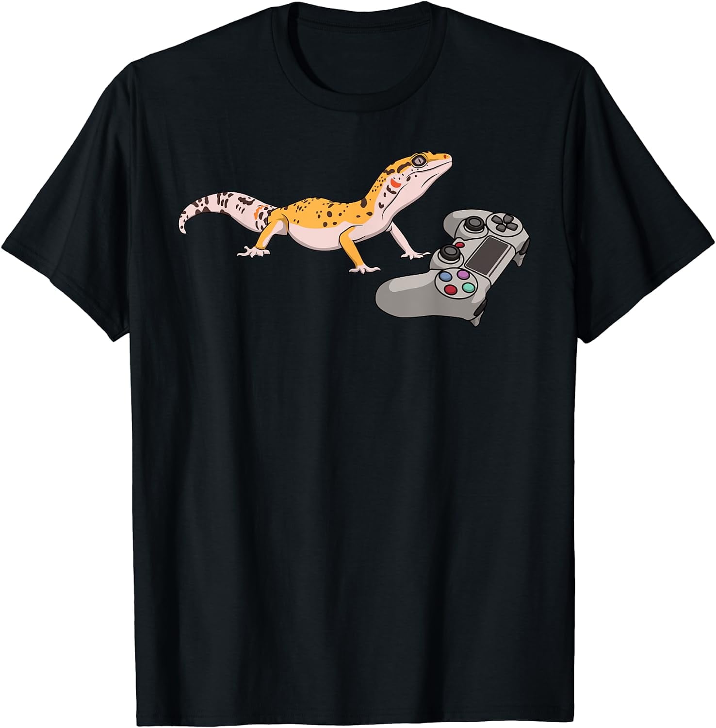 GOSMITH Funny Leopard Gecko Bearded Dragon Gift Kids Cool Gamers T ...