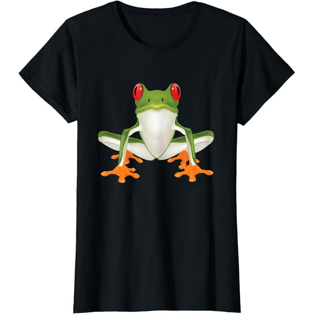 Leisuo Funny Red Eye Tree Frog Novelty Frog Lovers Funny Tree Frog T ...