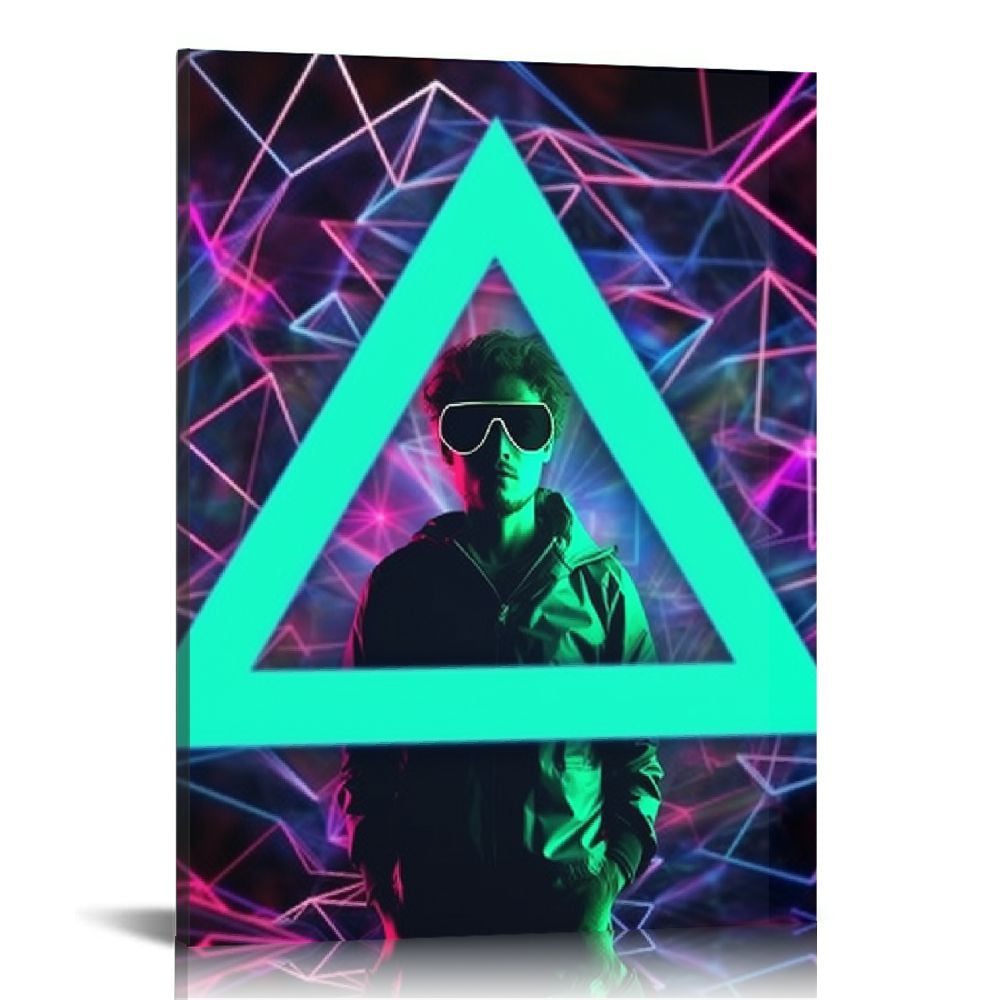 GOSMITH Gamer Symbol Canvas Wall Art for Gaming Room Wall Decor ...