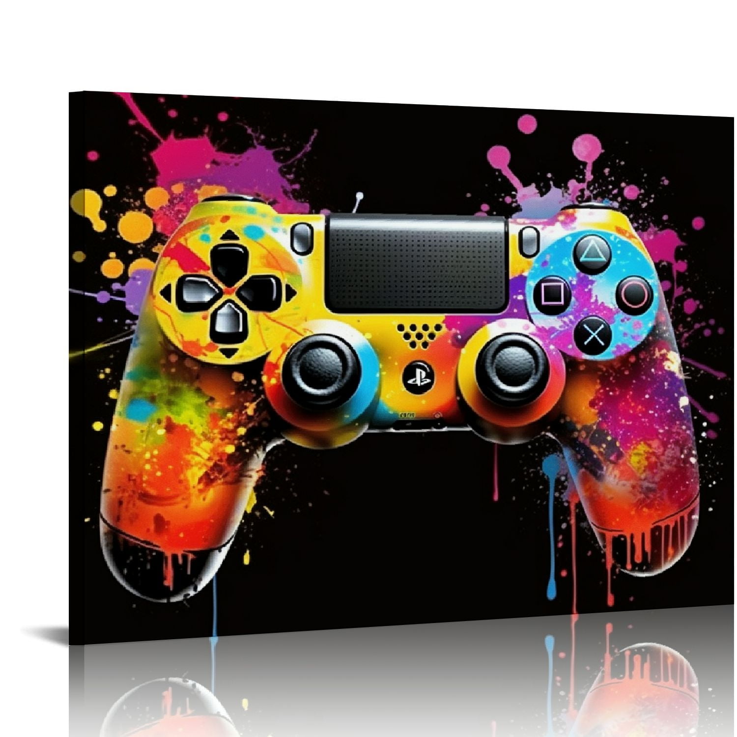 GOSMITH Gaming Wall Decor Gamer Room Decor for Boys Modern Graffiti ...