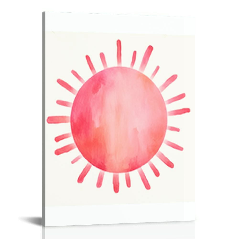 GOSMITH Girl Nursery Wall Art Prints Pink You Are My Sunshine Poster ...