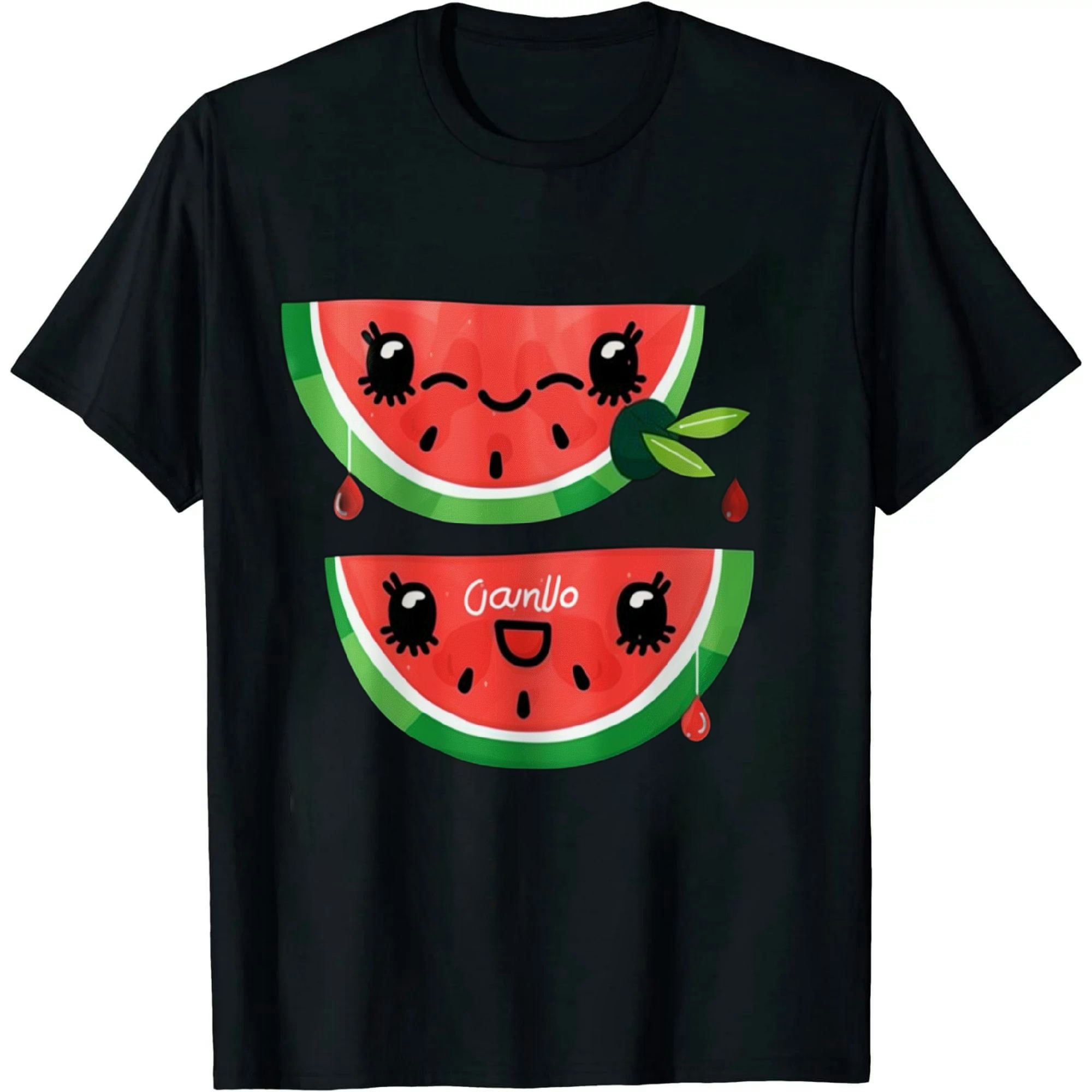 GOSMITH Grandma Of The Little Watermelon Melon Family Matching T-Shirt ...