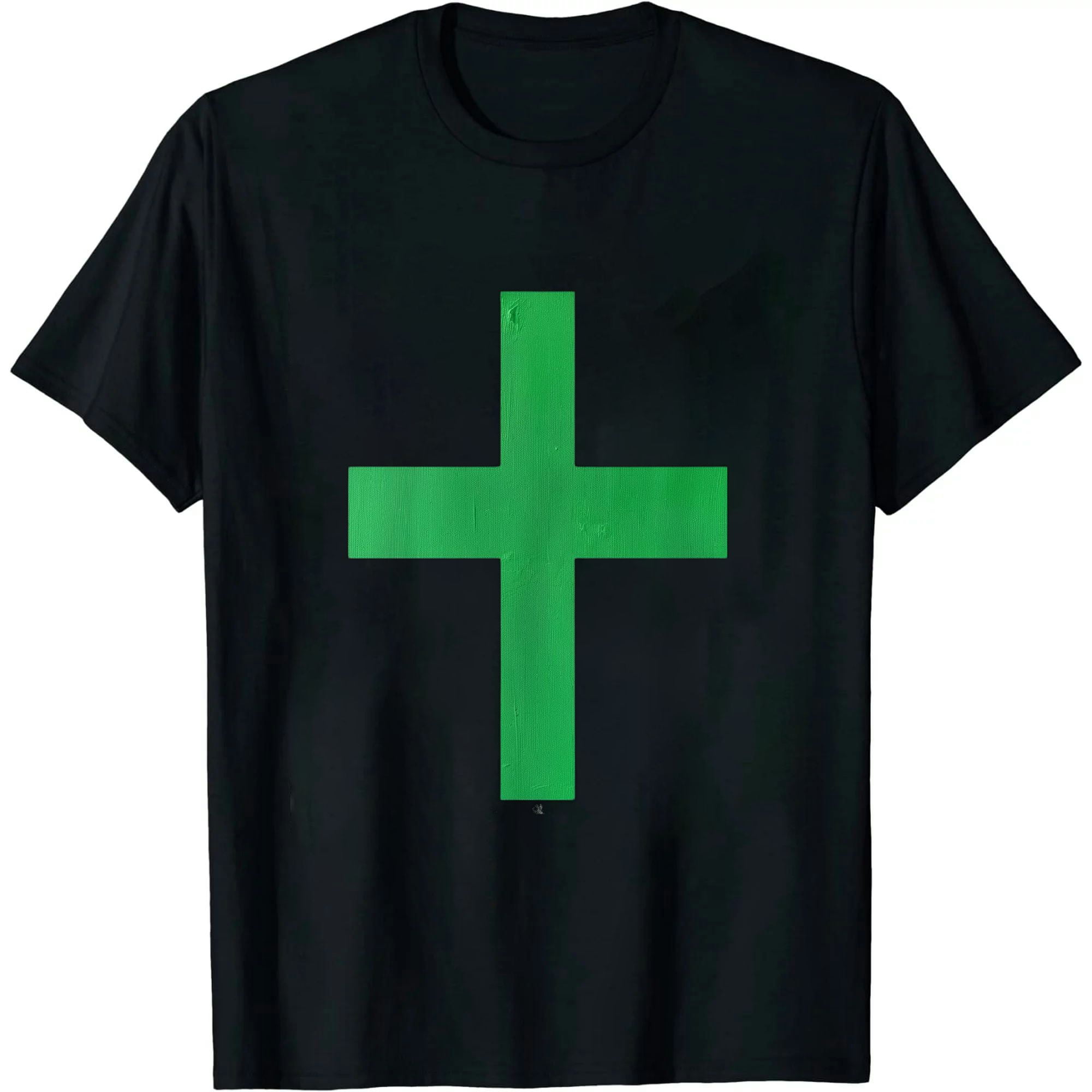 GOSMITH Green Medical Marijuana Cross Symbol - Cannabis Medicine T ...