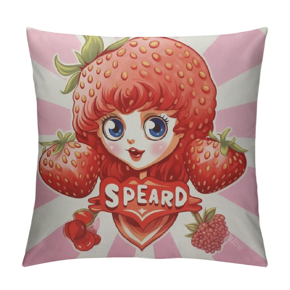 GOSMITH Groovy You are Berry Special Inspirational Throw Pillow Cover ...