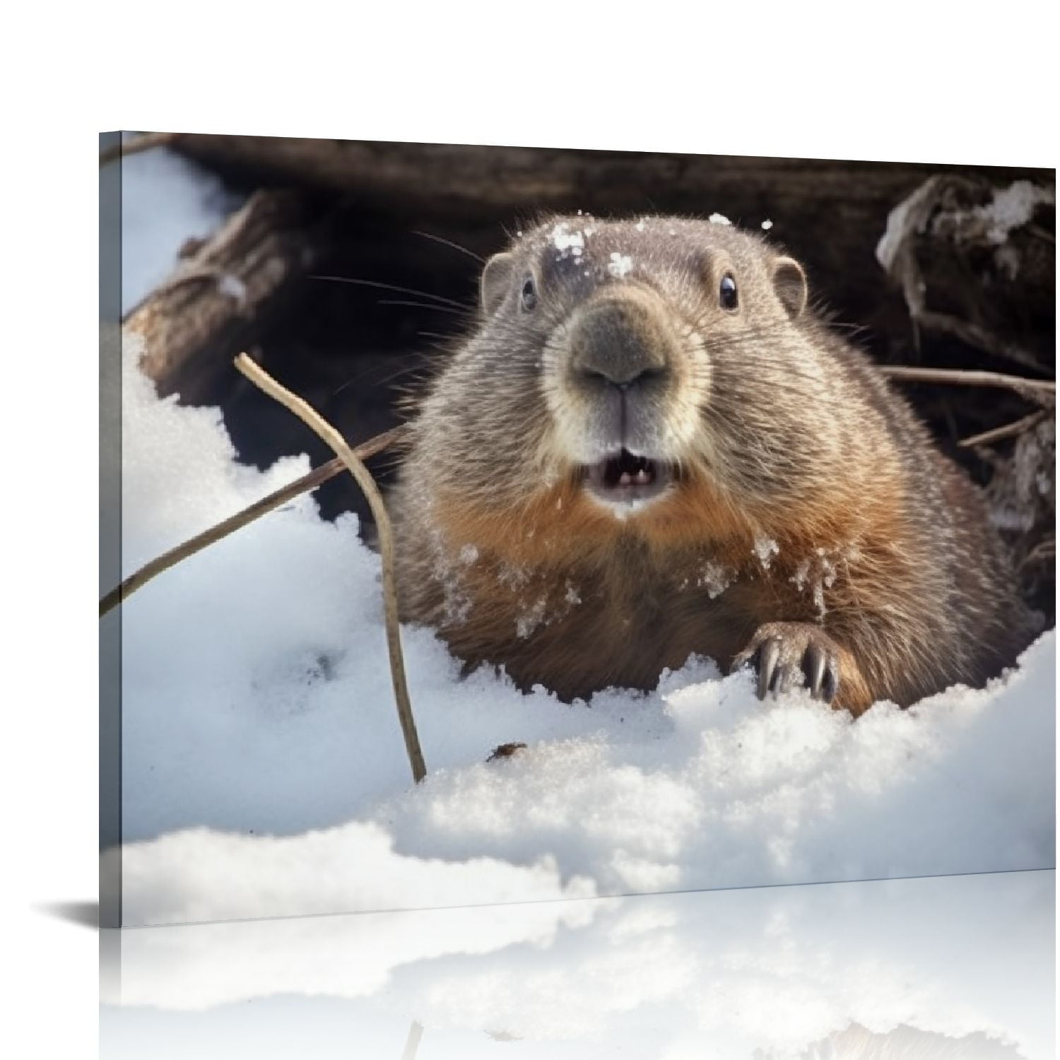 GOSMITH Groundhog Day Poster Decorative Painting Canvas Wall Art Living ...