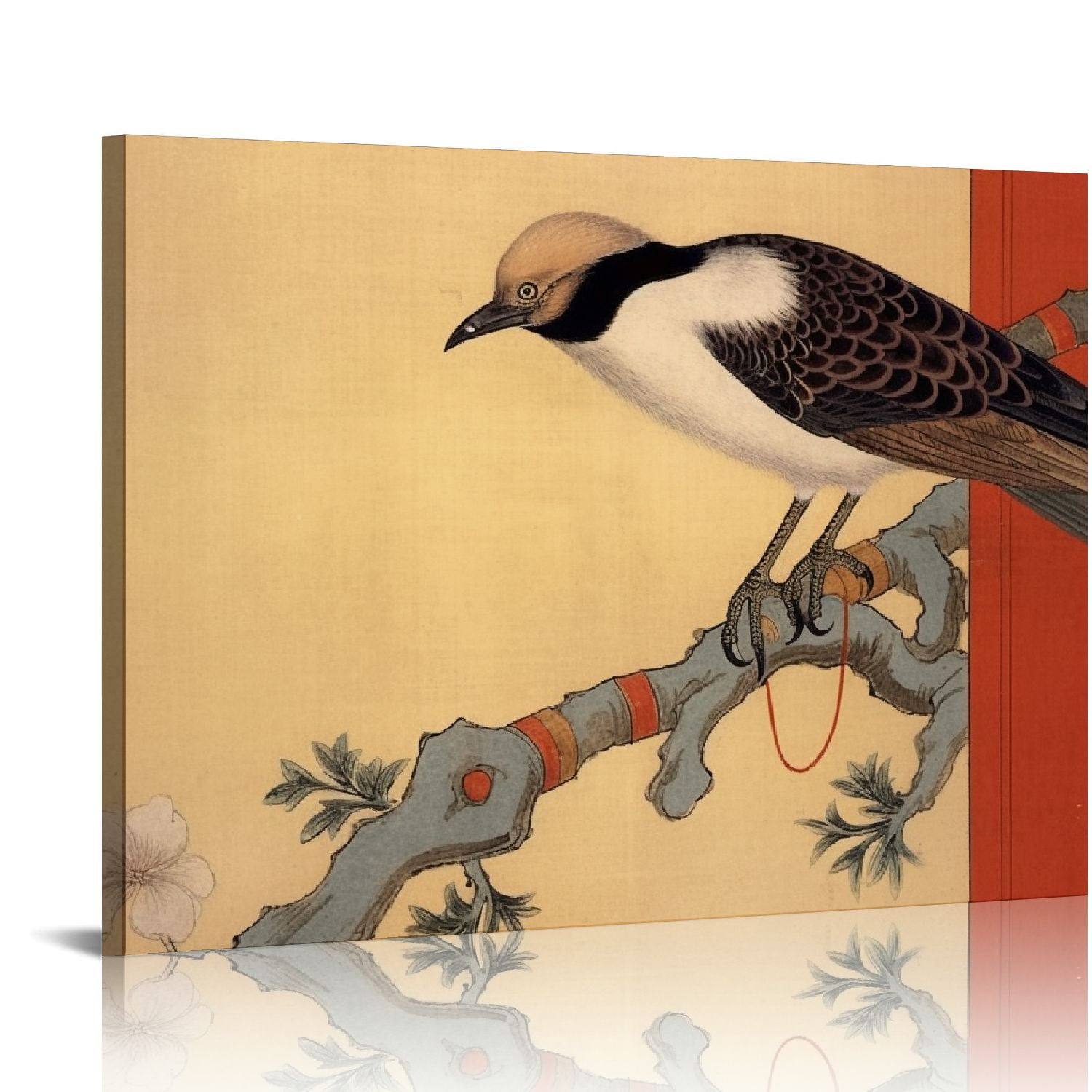 GOSMITH Hawk on a Ceremonial Stand Framed Canvas Wall Art Decor | Fine ...