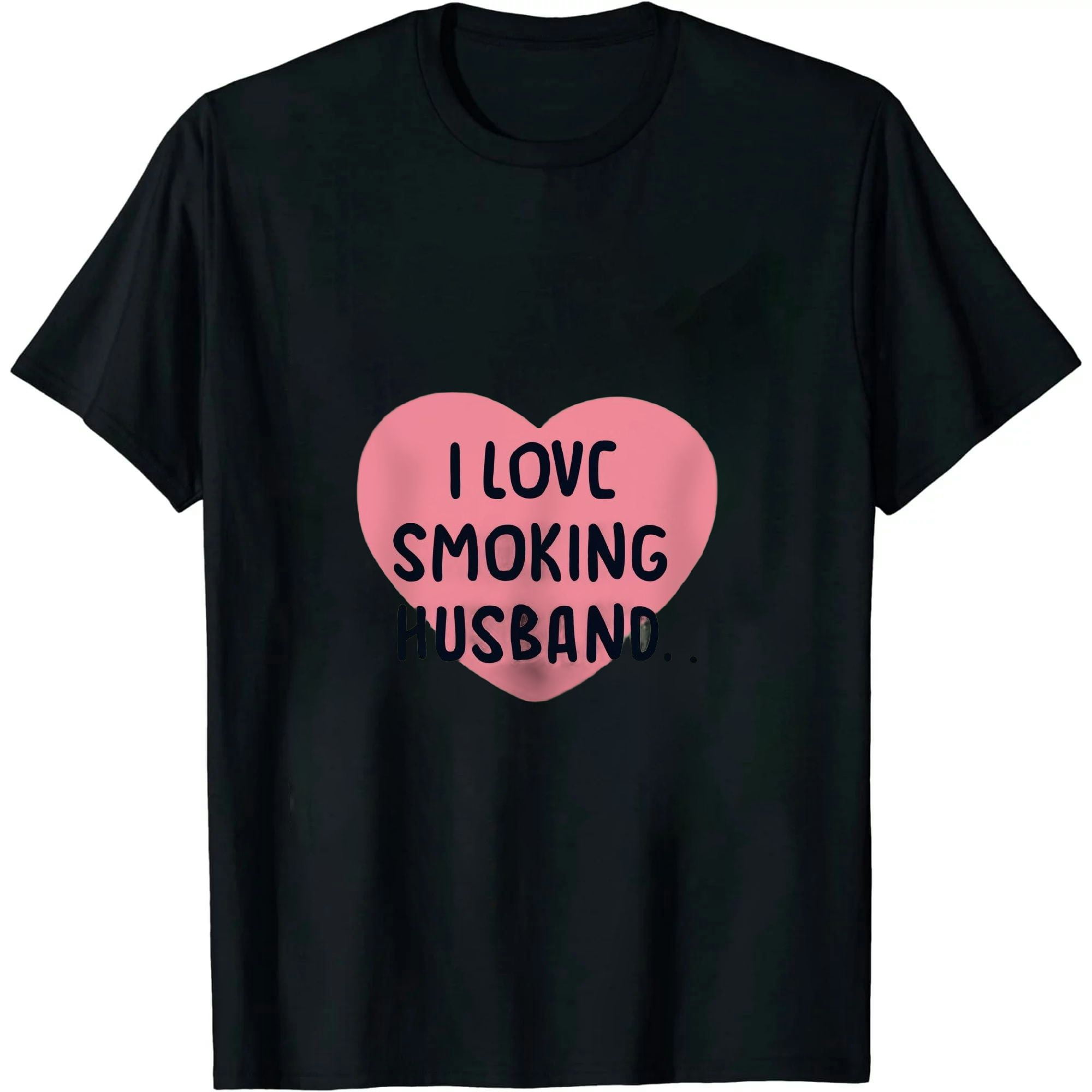 GOSMITH I Love My Smokin Hot Husband T-Shirt - Cool Marriage Tee - Walmart.com