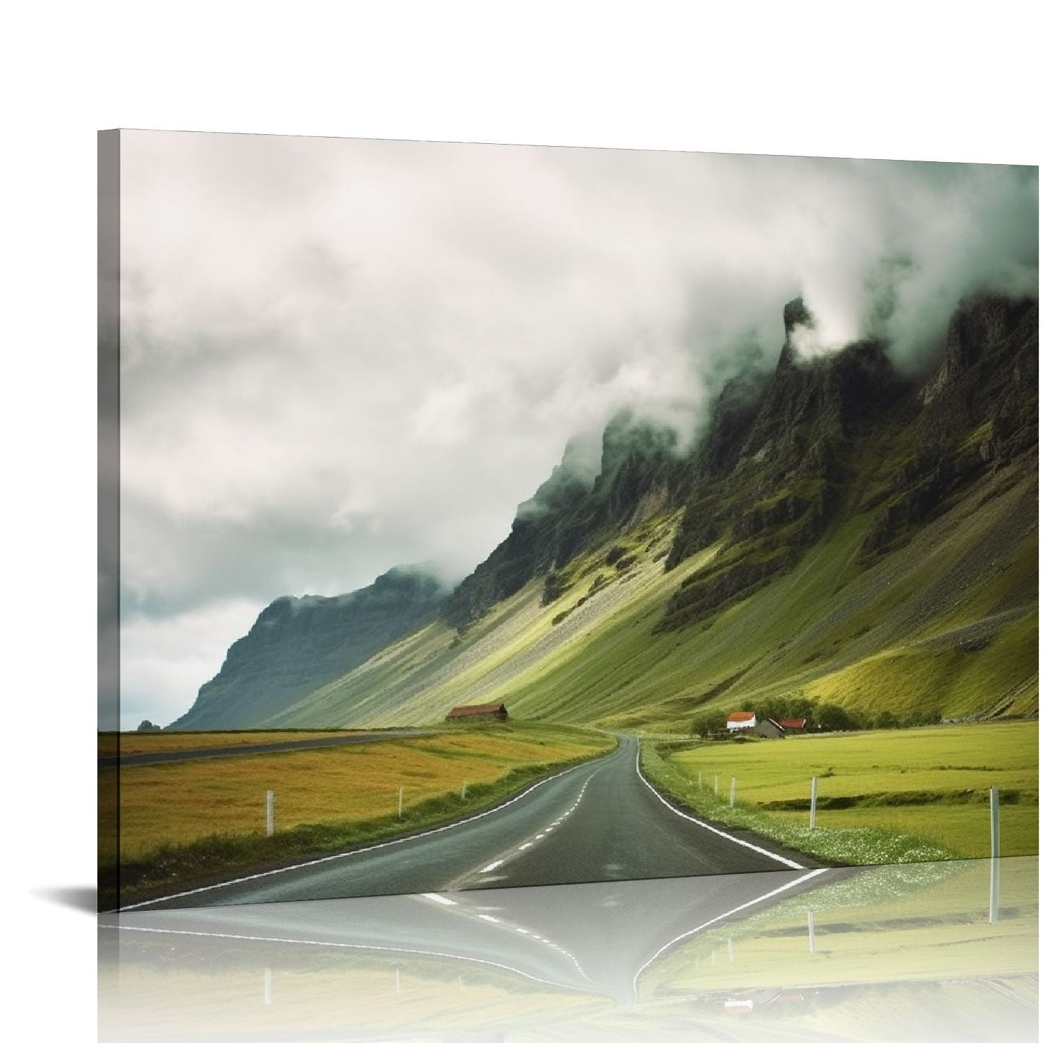 GOSMITH Iceland Beautiful Landscapes Poster Wall Art Canvas Prints Wall ...