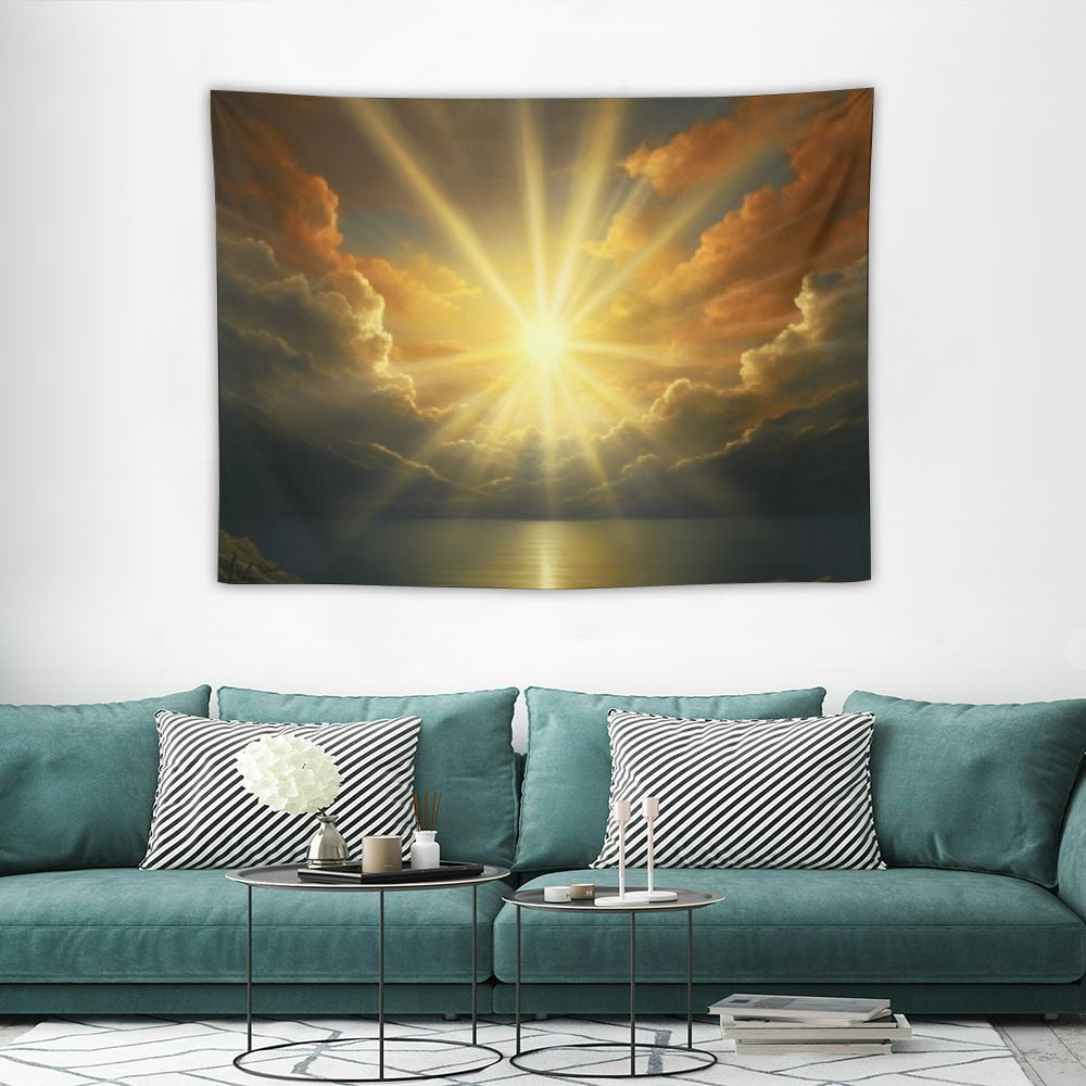 GOSMITH In The Beginning Was The Word Canvas Tapestry Of Jesus Christ ...