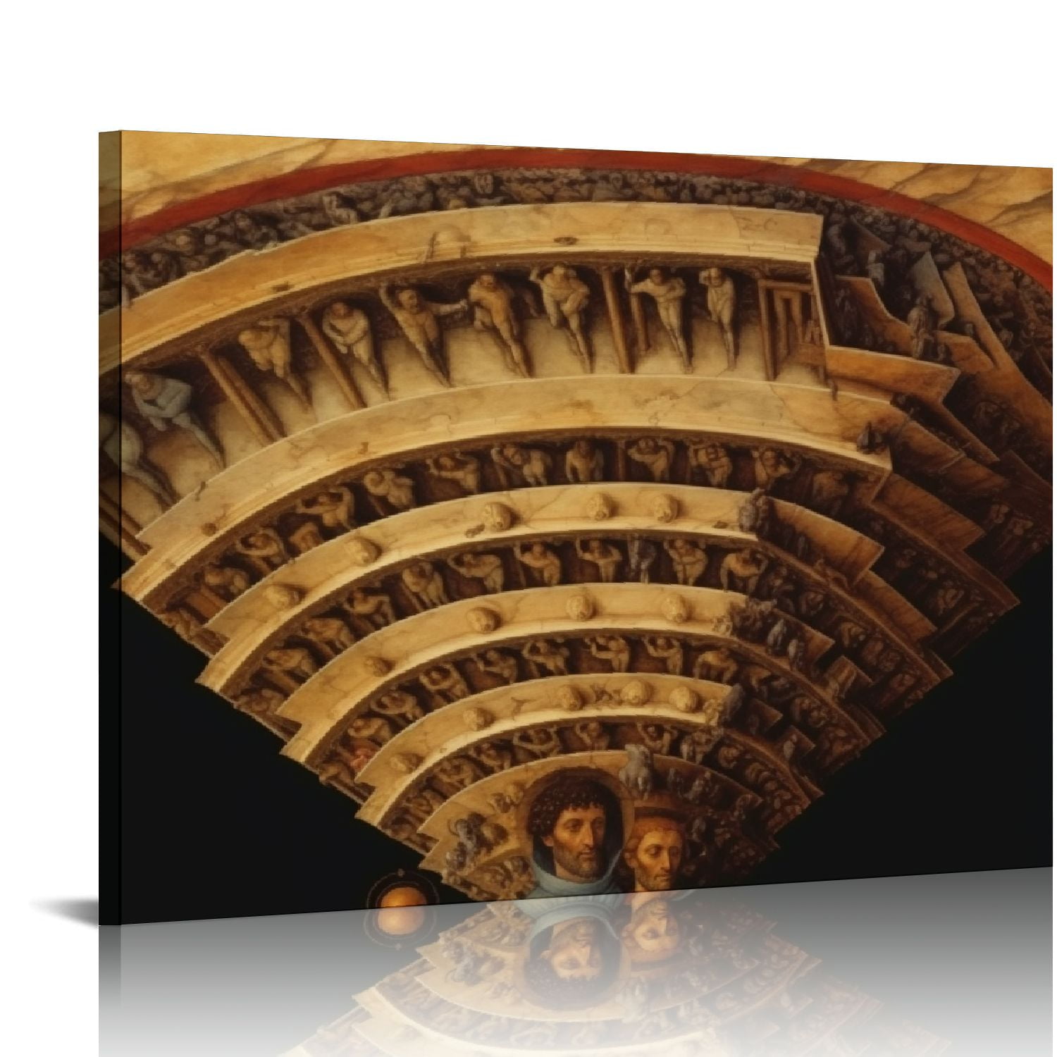 GOSMITH Inferno Chart of Hell Art Wall Art Posters On Canvas Oil ...