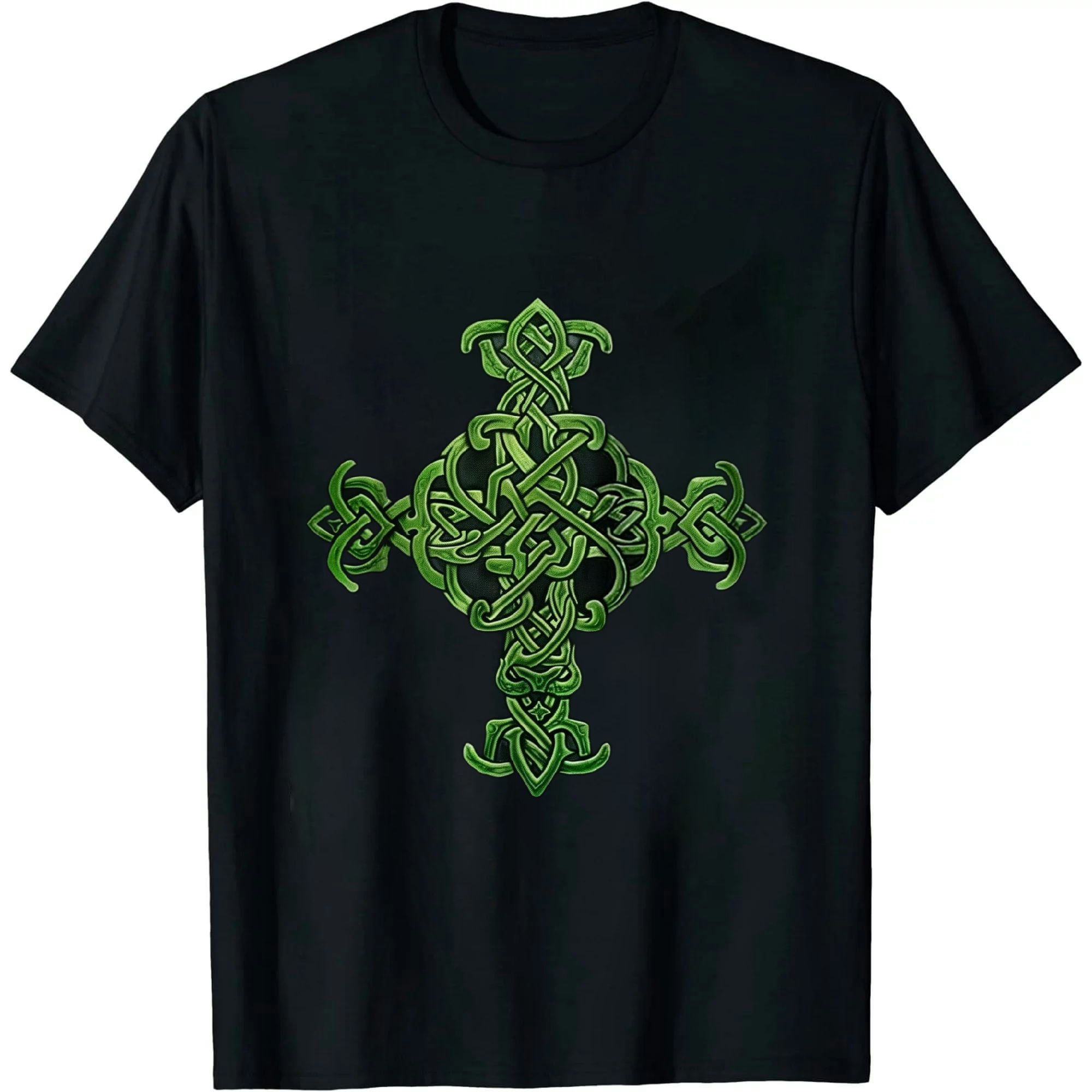 GOSMITH Irish Celtic Cross Knot Christian Holy Trinity Scottish Celt T ...