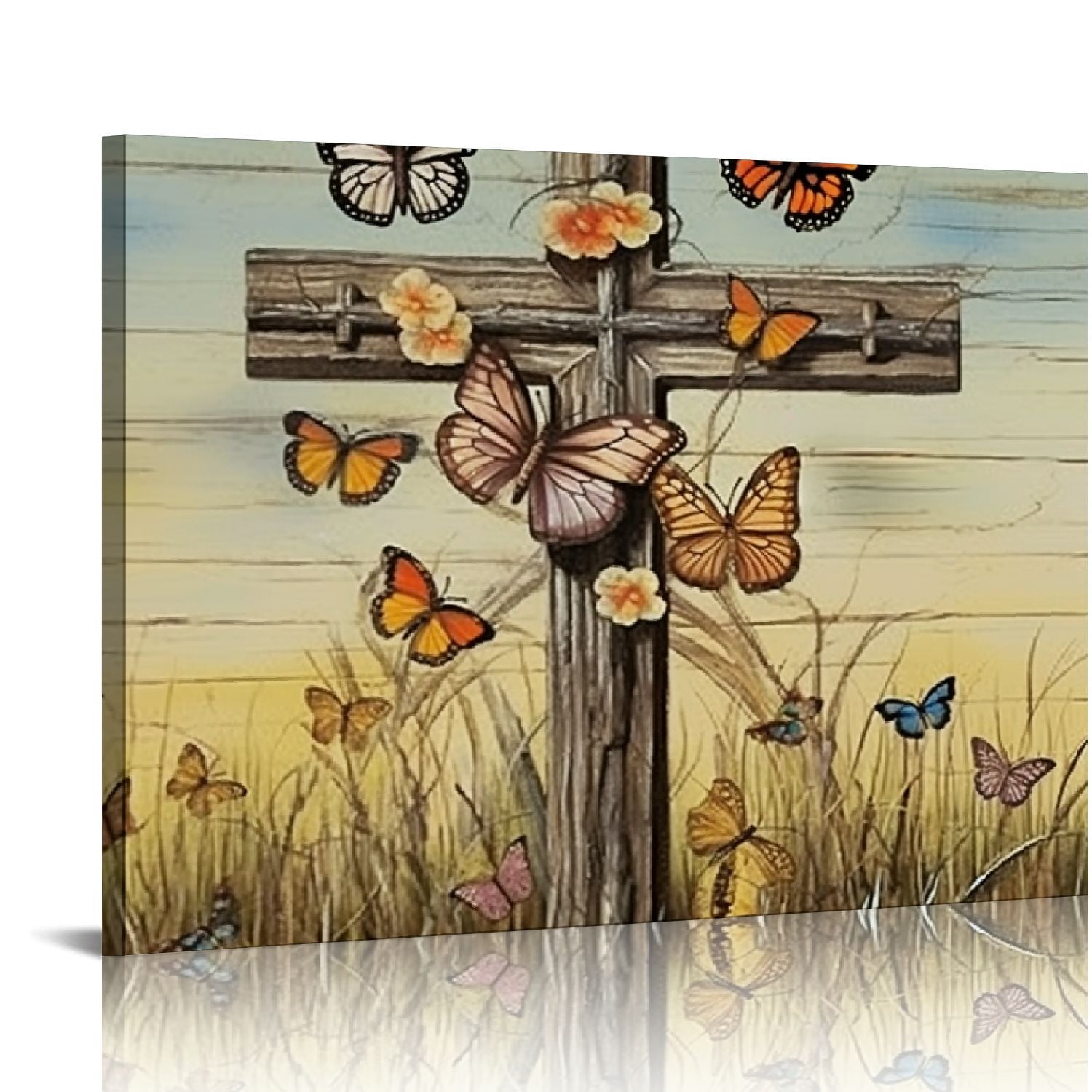 GOSMITH Jesus Wall Decor Christian Wall Art Home Decor Bible ...