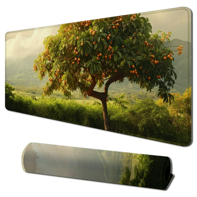 Leisuo Large Gaming Mouse Pad - A and Breadfruit Tree Design - 31.5 x ...