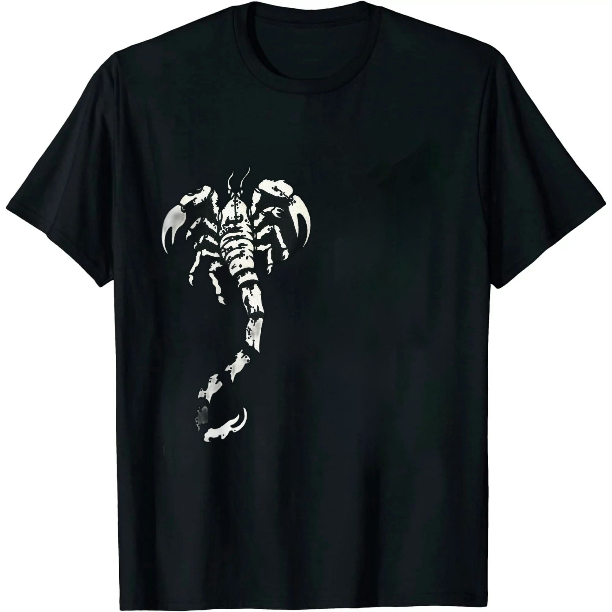 GOSMITH Left Chest Scorpio Design Funny Arachnologist Scorpion T-Shirt ...