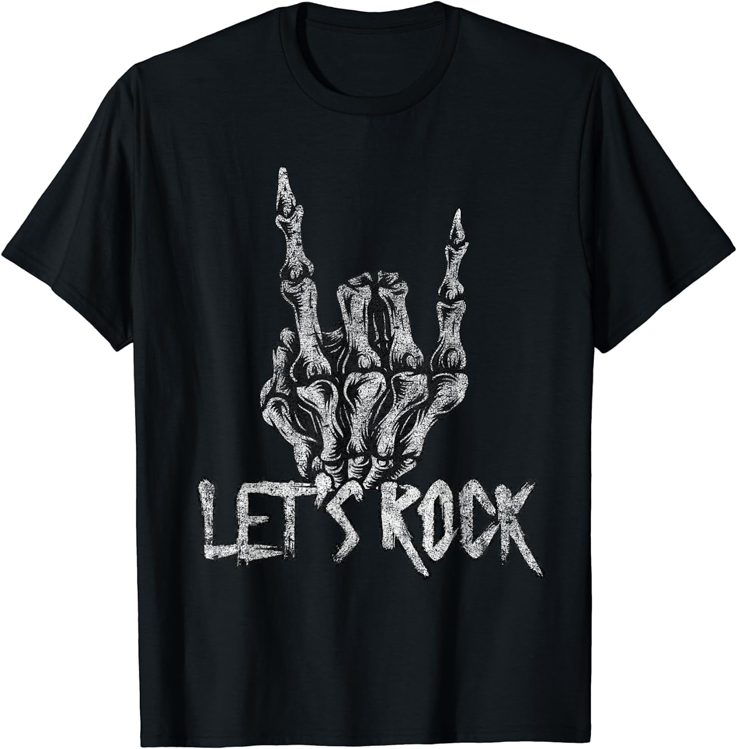Leisuo Lets Rock Band Tees - Rock And Roll Concert Graphic Tees T-Shirt ...