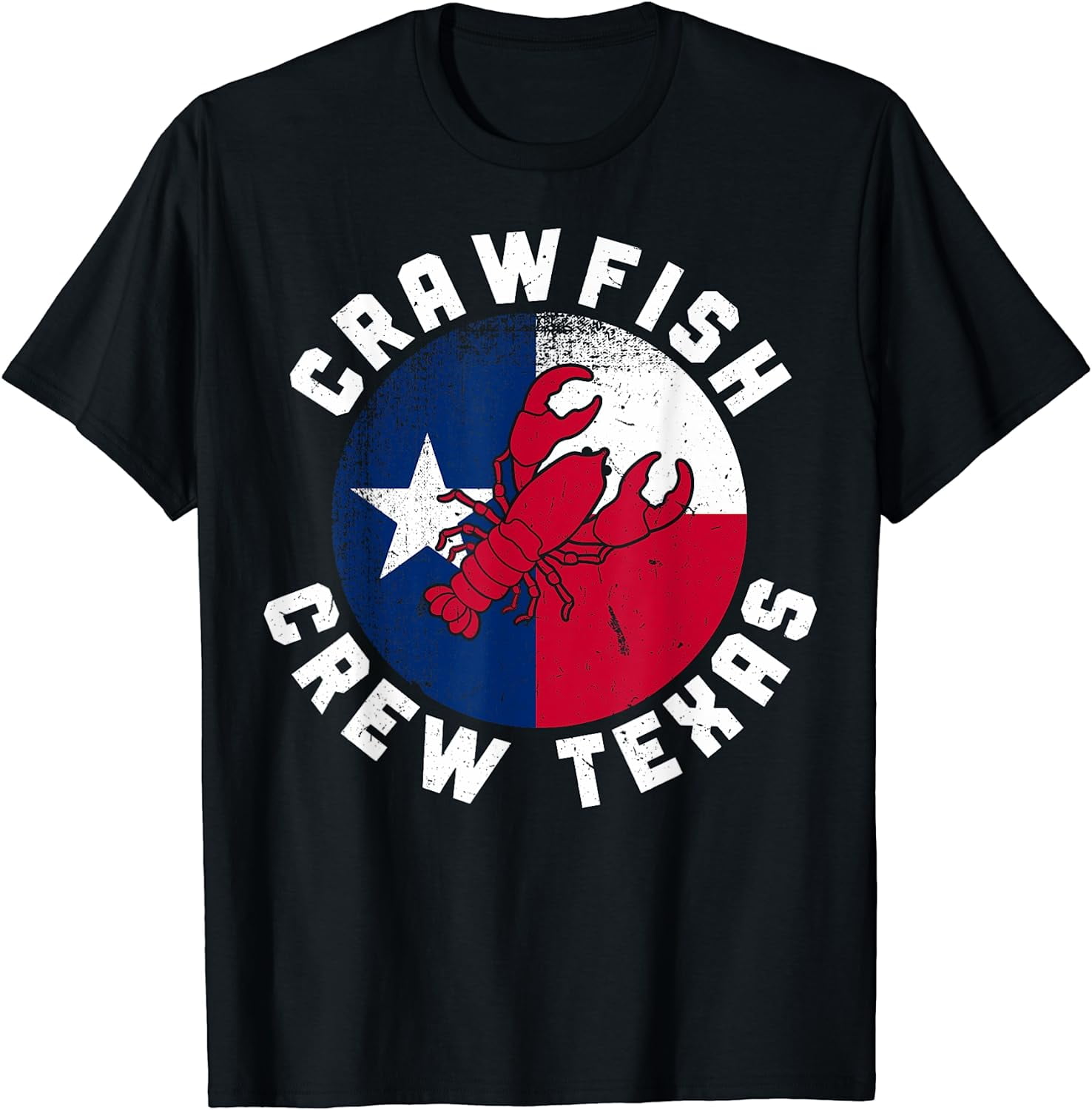 Leisuo Lobster Funny Crawfish Boil Crew Texas Crayfish T-Shirt 145551 ...