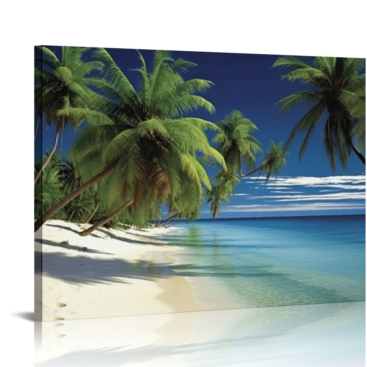 GOSMITH Maldives Polynesian Tropical Palm Trees Beach Poster ...