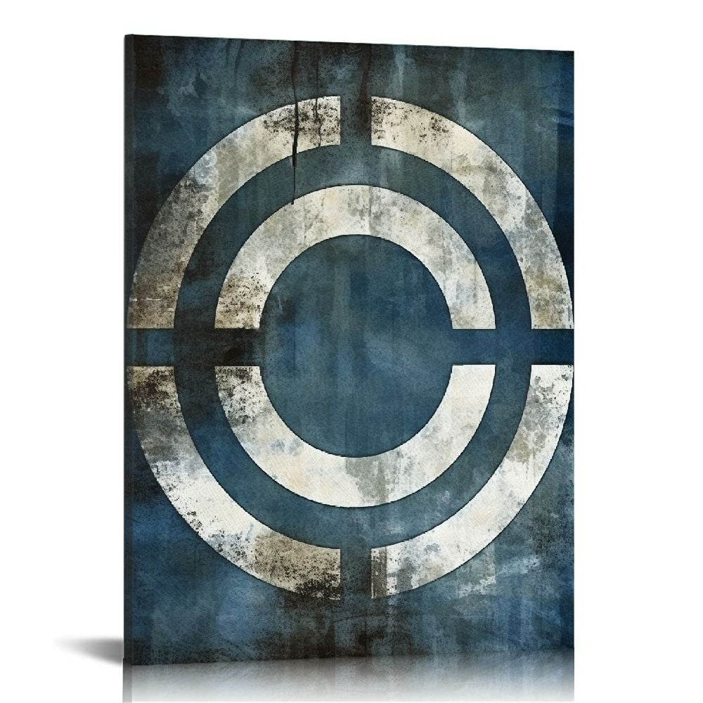 GOSMITH Nautical Bathroom Decor Wall Art Navy Blue Apparatus diving ...