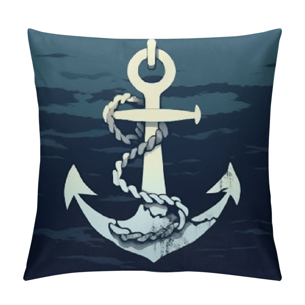 GOSMITH Ocean Themed Nautical Anchor Sailboat Navigation Compass Navy ...