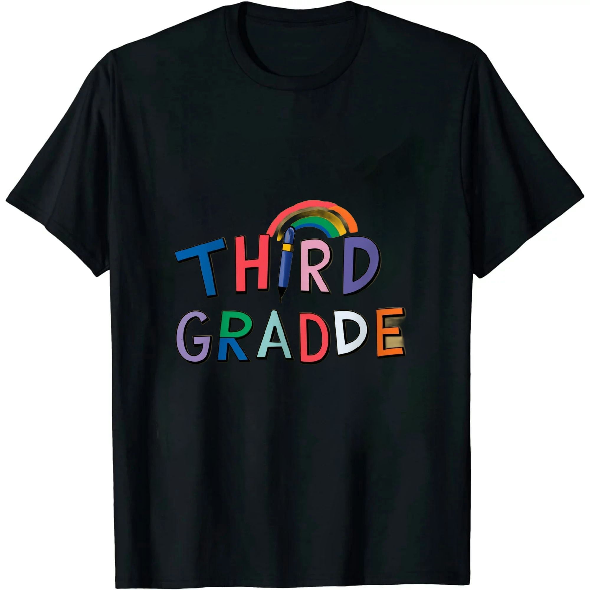 GOSMITH Oh Hey Third Grade Back to School Students 3rd Grade Teacher T-Shirt black - Walmart.com