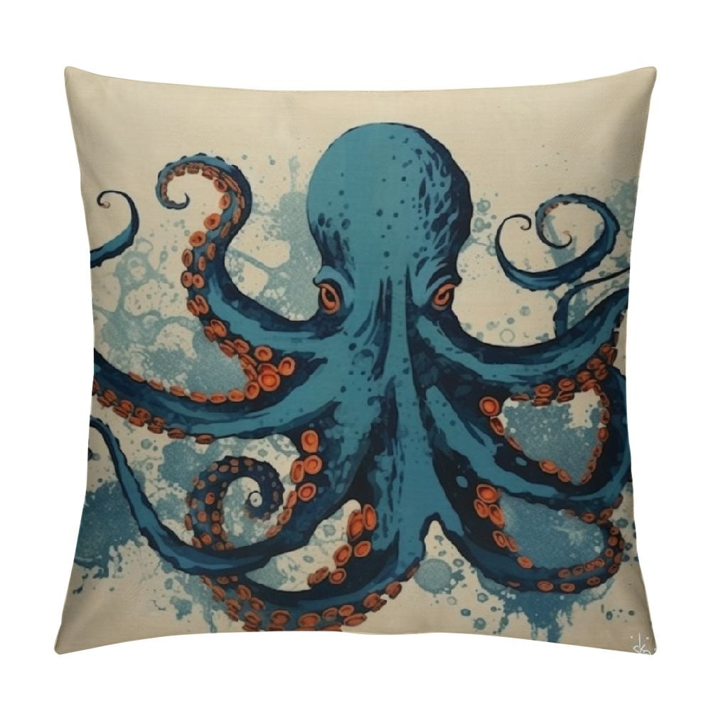 GOSMITH Pack of Marine Life Squid Octopus Ink Painting Sea Animals ...