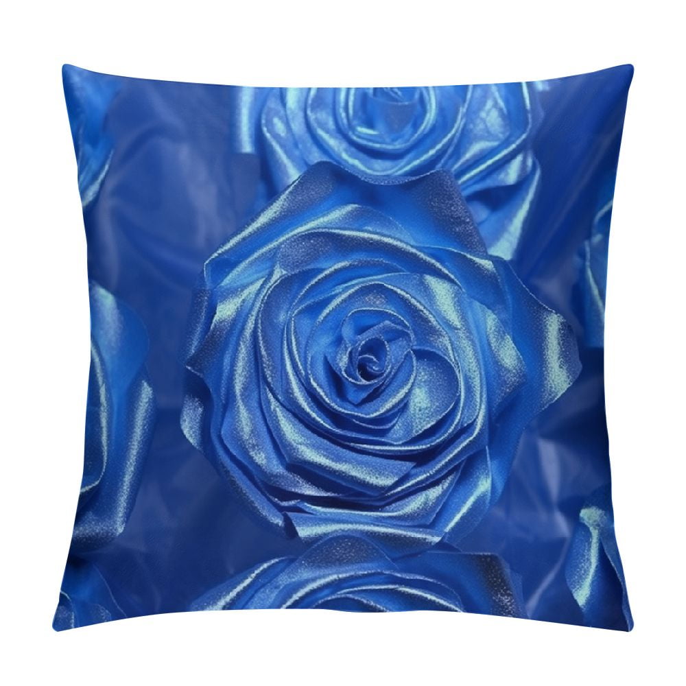 GOSMITH PiccoCasa 3D Flowers Throw Pillow Cover, Romantic Decorative ...