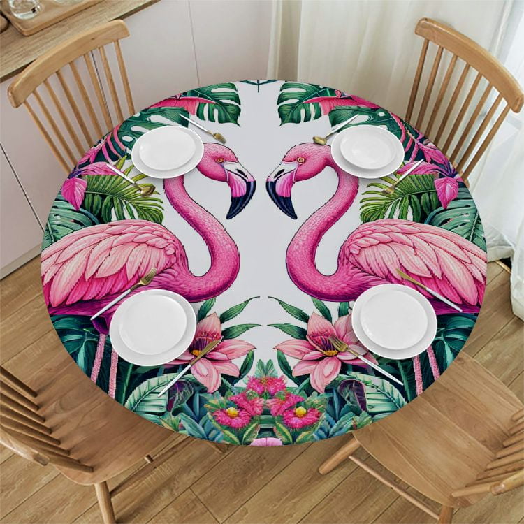 GOSMITH Picnic Dining Kitchen Farmhouse Flamingo and Tropical Garden ...