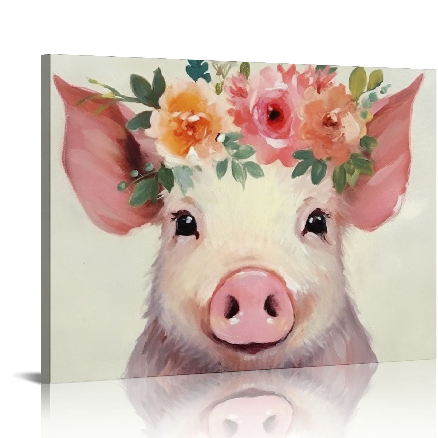 GOSMITH Pig Decor Gifts for Pig Lovers: Farm Animal Pictures Cute Pig ...