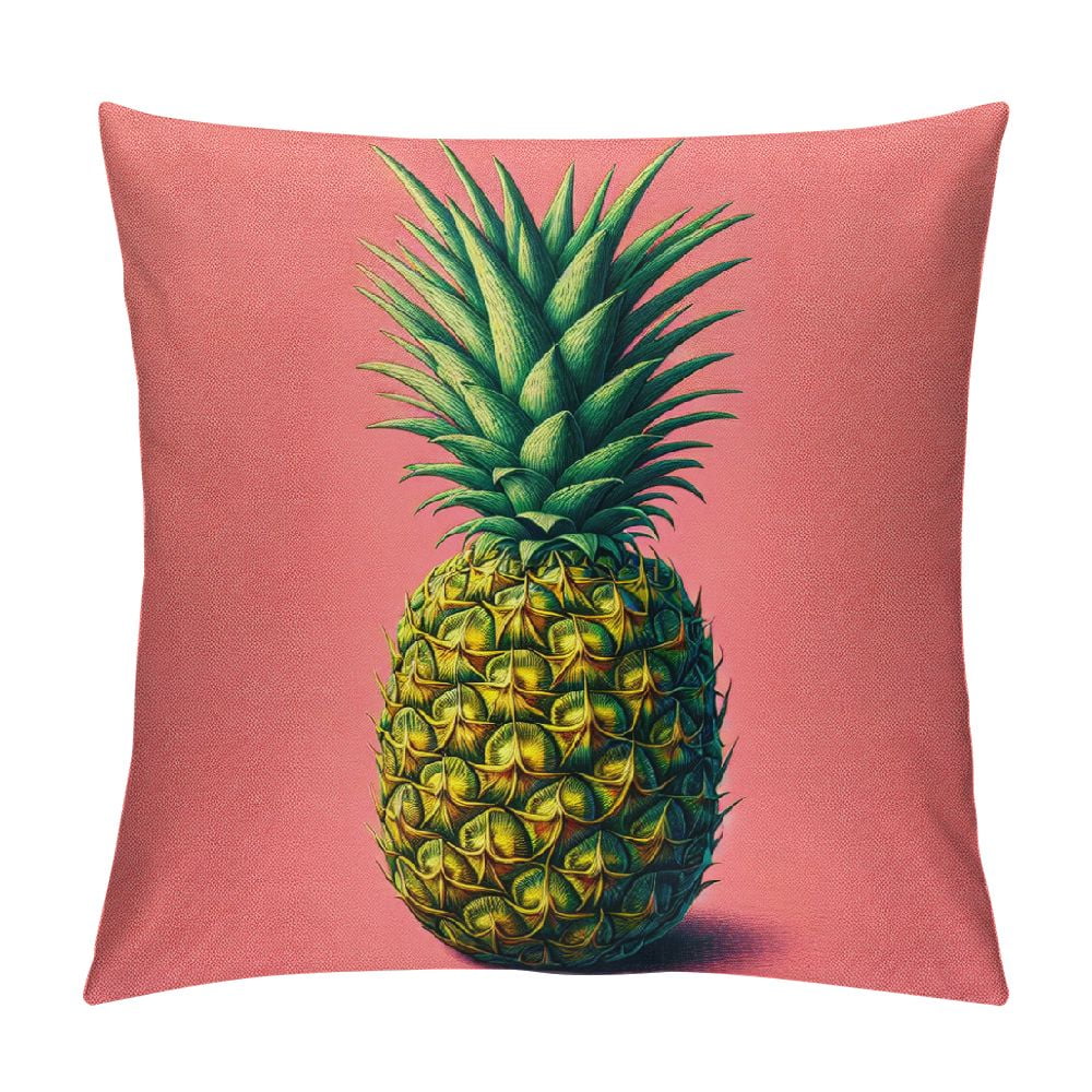 GOSMITH Pineapple Pillow Cover Tropical Summer Fruits Pillow Case ...