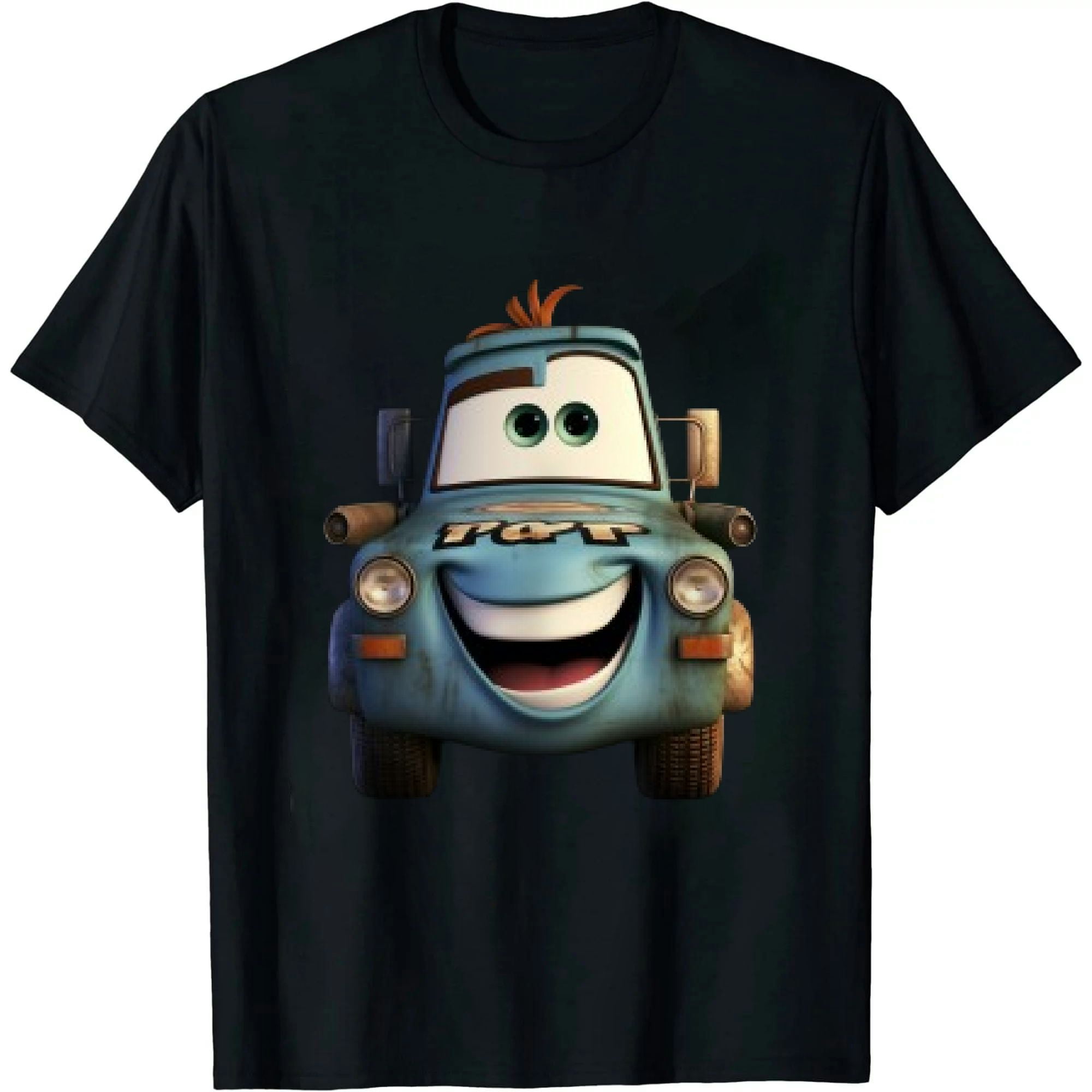 GOSMITH Pixar Cars Tow Mater Finish Graphic T-Shirt black - Walmart.com