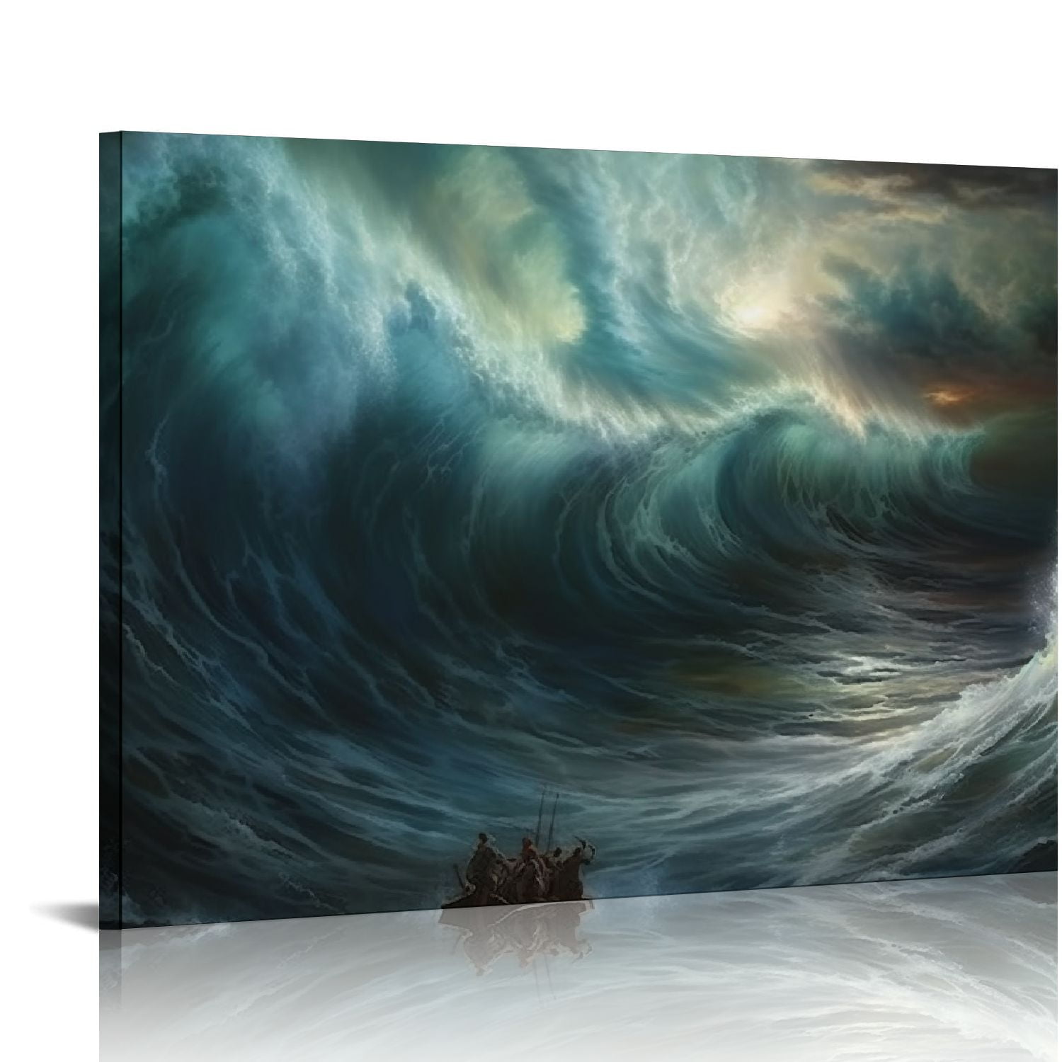 GOSMITH Preeminent Ships In The Tsunami of Greek Mythology Poster ...