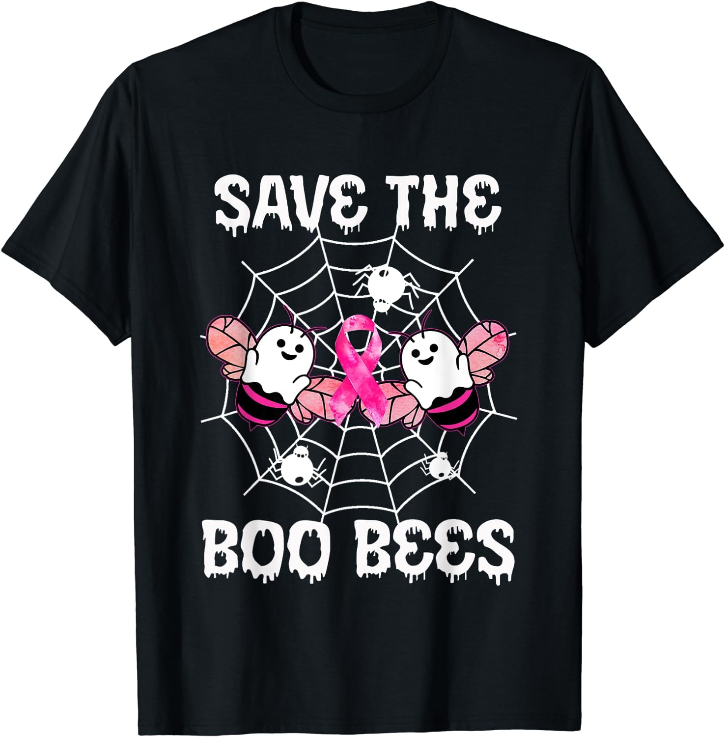 GOSMITH Save The Boobees Boo Bees Halloween Women T-Shirt 214115-black ...