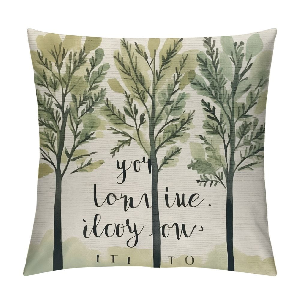 GOSMITH Scripture Art Throw Pillow Cover Cushion Case, Christian ...