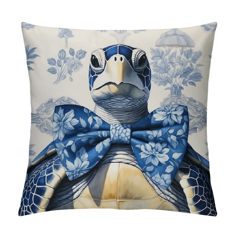 GOSMITH Sea Animals Pillow Covers Ocean Theme with Sea Turtle ...