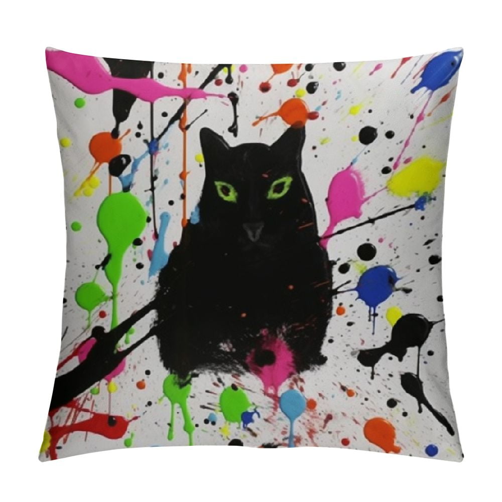 GOSMITH Set of Decorative Throw Pillow Covers Cushion Cover for Sofa ...