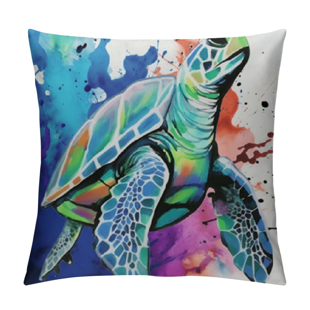 GOSMITH Set of Decorative Throw Pillow Covers Cushion Cover for Sofa ...