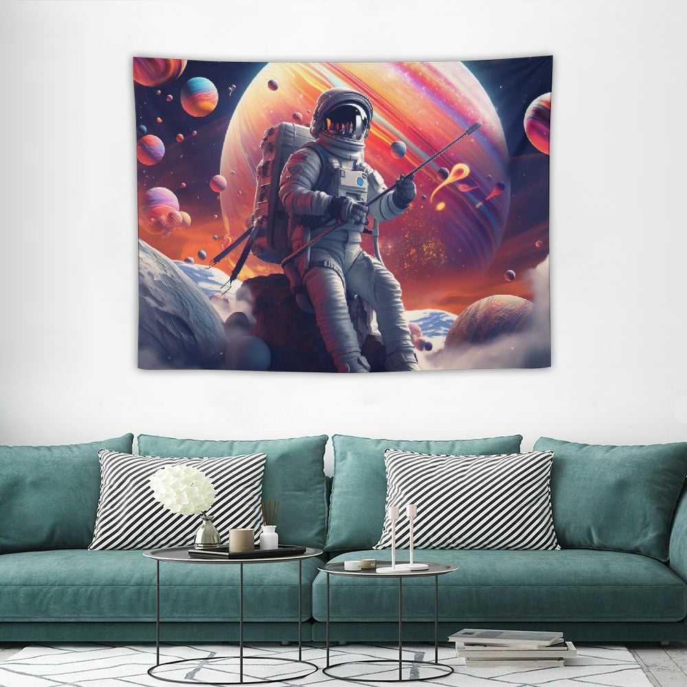 GOSMITH Space Astronaut Tapestry for Bedroom, Cool Galaxy Star Moon ...