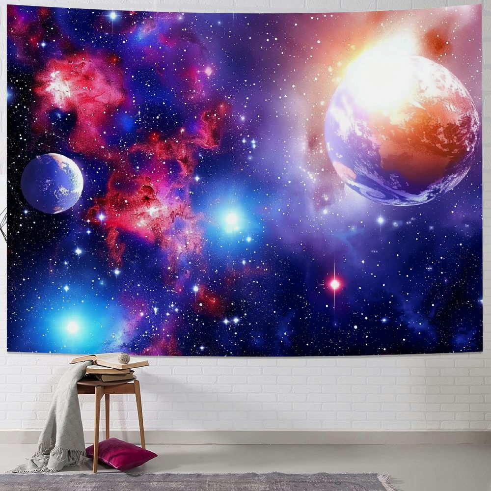 GOSMITH Space Tapestry for Bedroom Aesthetic Outer Space Galaxy Night ...