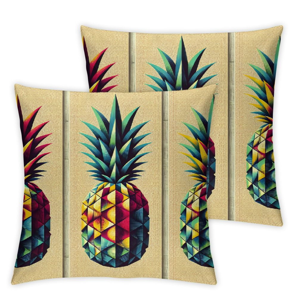 GOSMITH Summer Colorful Fresh Pineapple Tropical Fruit Short Plush 2 ...