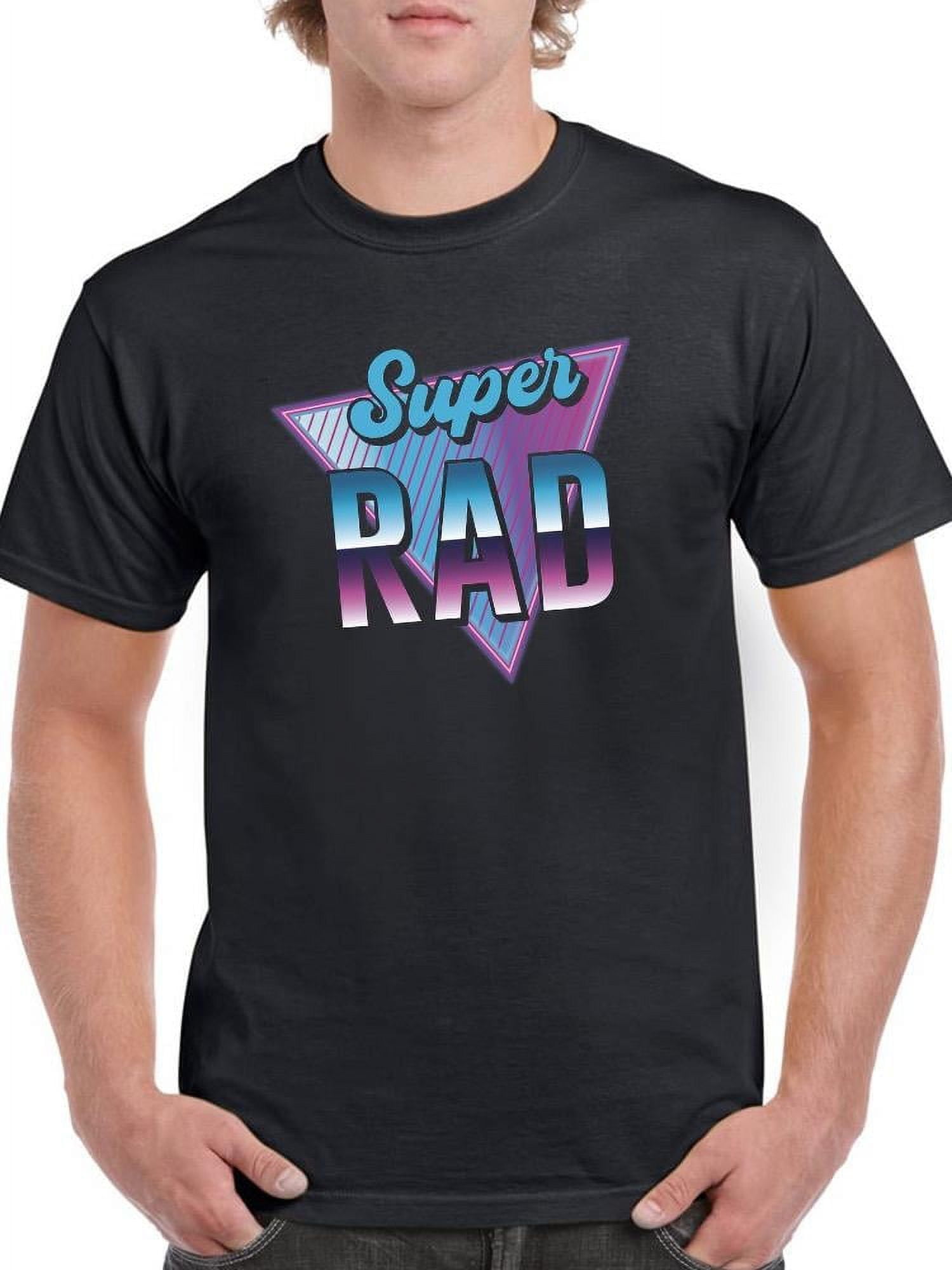 GOSMITH Super Rad Retro Sign T-Shirt Men - Male Medium 4xl - Walmart.com