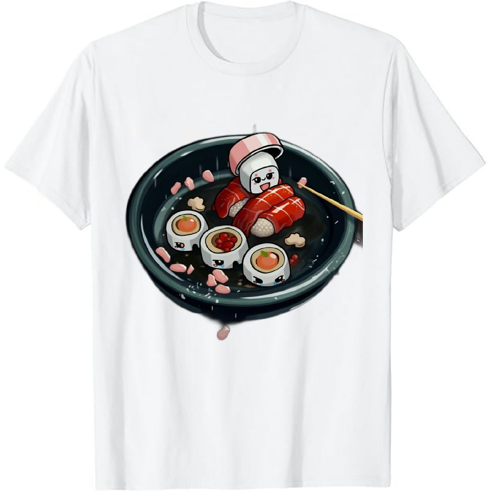 GOSMITH Sushi Anime I Japanese Food I Kawaii Sushi T-Shirt - Walmart.com