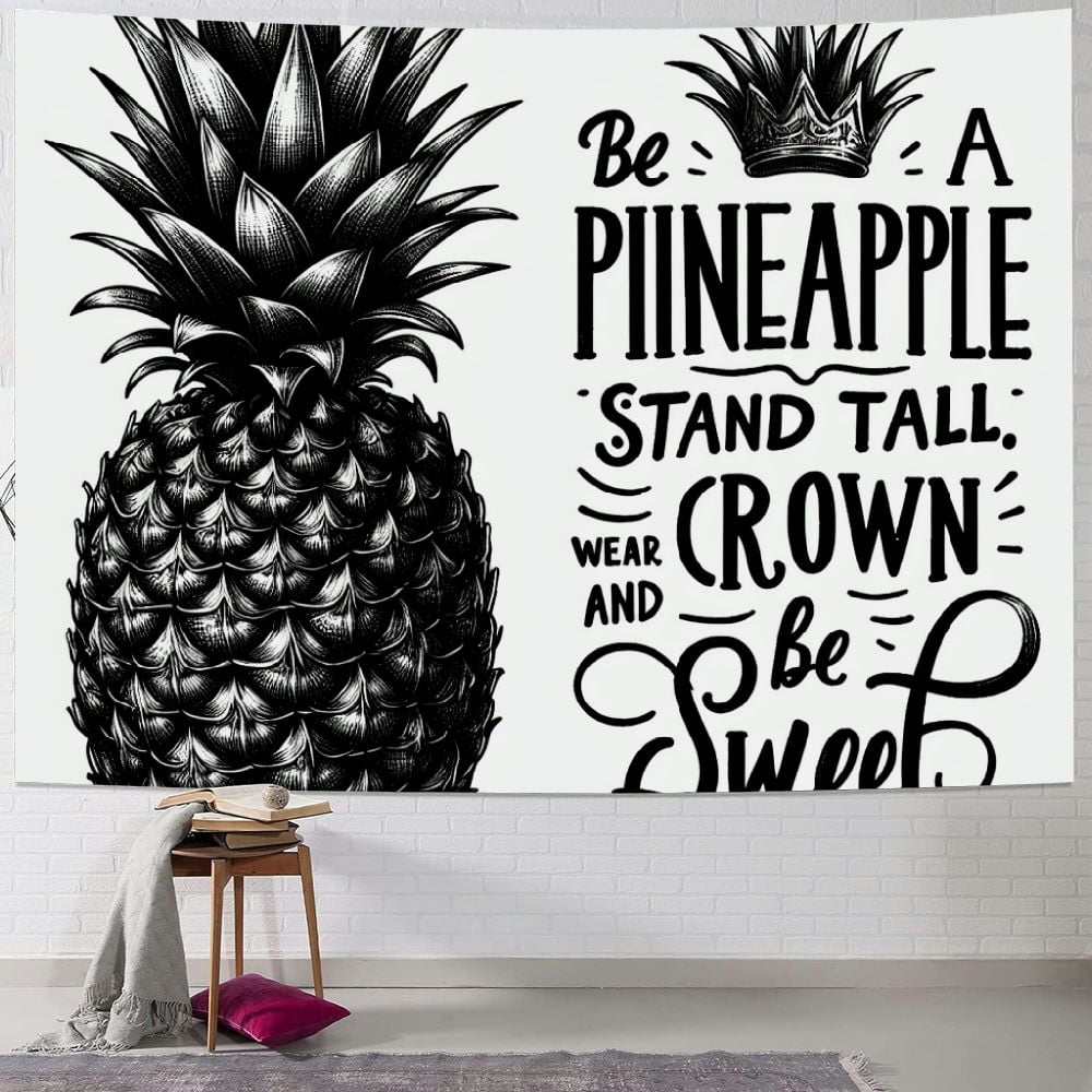 GOSMITH Tapestry Summer Tropical Fruit, Be a Pineapple Stand Tall Wear ...