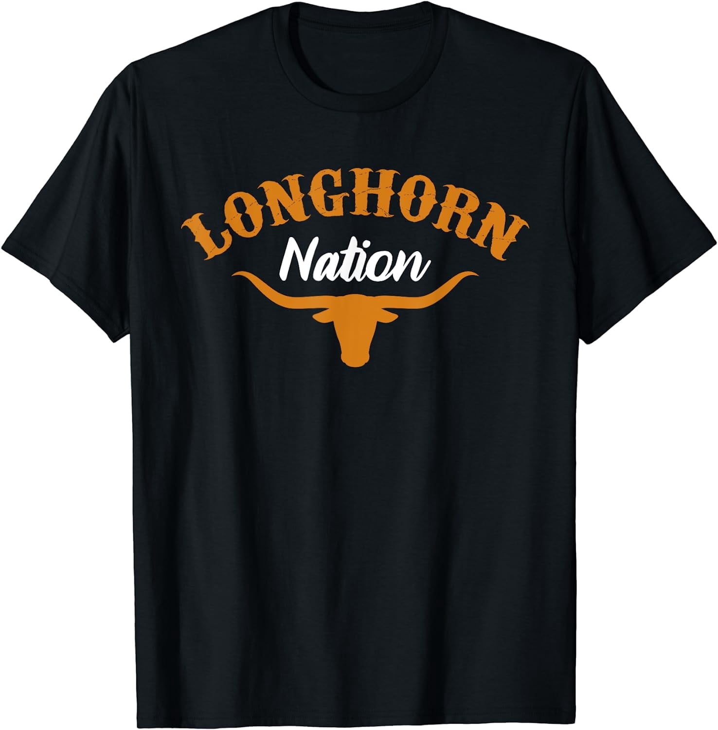 GOSMITH Texan Pride Funny Texas Longhorn Nation T-Shirt 146017-black ...