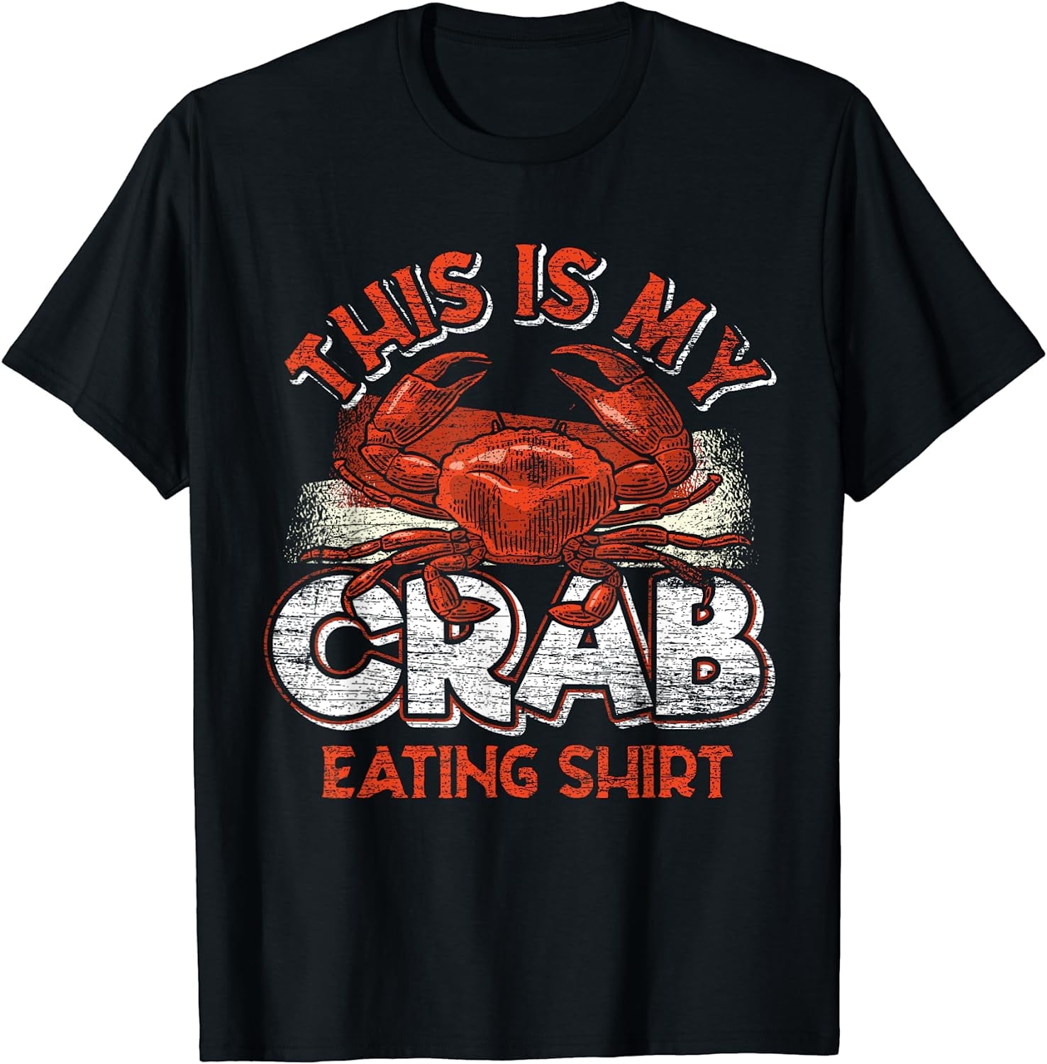 GOSMITH This Is My Crab Eating T-Shirt 145528-black - Walmart.com