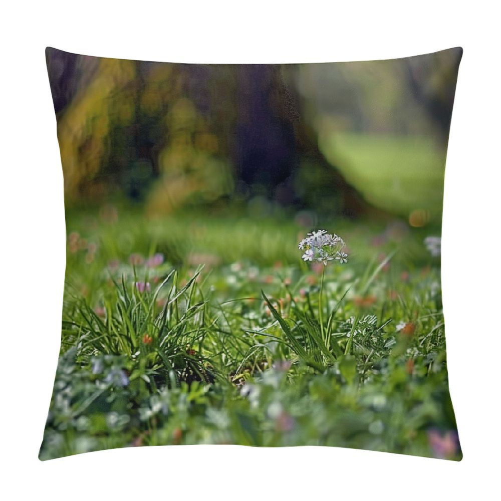 Gosmith Throw Pillow Cover Smock Flower Flowers Nature Cuckoo Flower